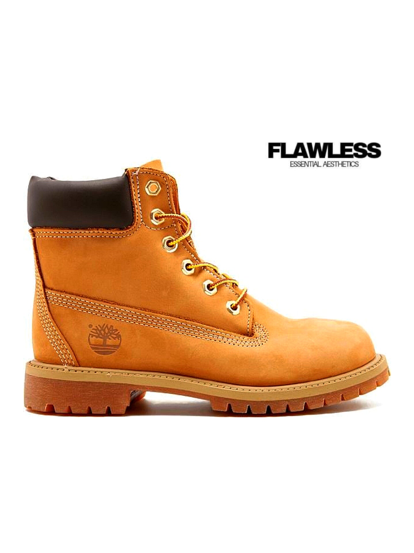 TIMBERLAND LACED UP LEATHER BOOTS – FLAWLESS